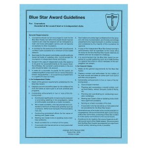 Blue Star Award Guidelines – Shop Cadets